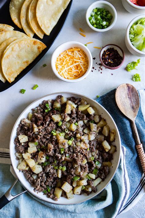 Ground Beef And Potato Taco Recipe