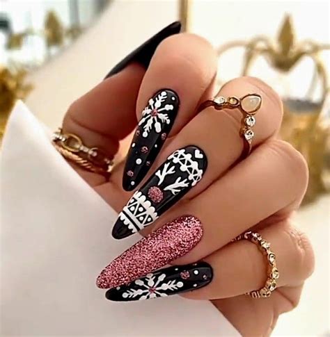 Unhas Decoradas Natal Winter Nails Christmas Nails Christmas Gel Nails