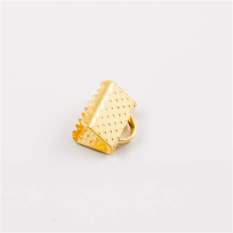 Χαντρόπολις | Επίχρυσος Ακροδέκτης 0.8x0.6cm