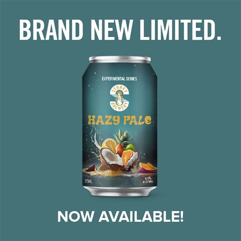 Sydney Brewery Experimental Series Hazy Pale 24 X 375ml Cans Sydney