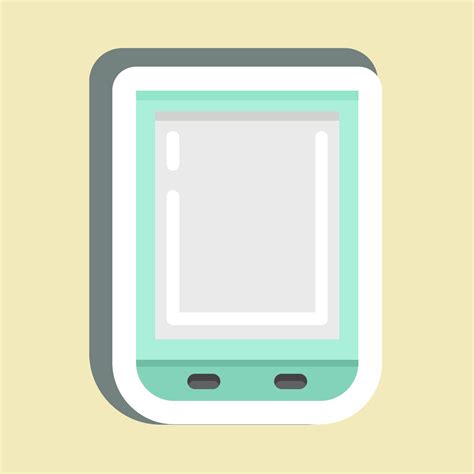 Sticker Scanner Suitable For Computer Components Symbol Simple Design Editable Design