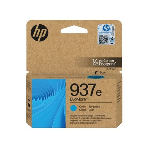 Hp 937e Original Printhead Cartridge Cyan Evomore 4s6w6ne