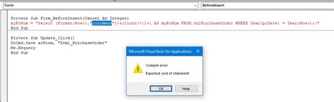 Msaccess Sequential Number Databases Spiceworks Community