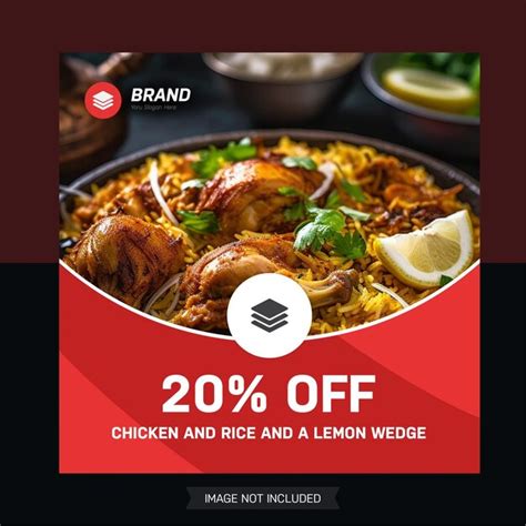 Premium Vector Food With Chicken And Rice And A Lemon Wedge Social