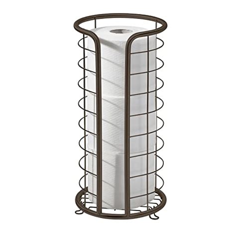 Snapklik Metal Toilet Paper Holder Stand Storage Reserve For 3