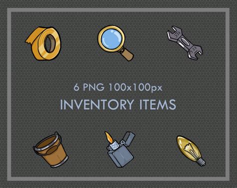 Free Assets Inventory Items For Adventure Games Adventure Game Studio