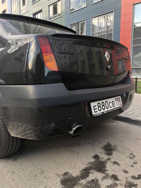 Выхлопная система — Renault Logan (1G), 1,6 л, 2009 года | тюнинг | DRIVE2