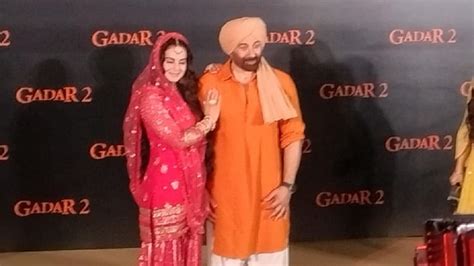 Gadar 2 Trailer Launch Event Sunny Deol Ameesha Patel Anil Sharma