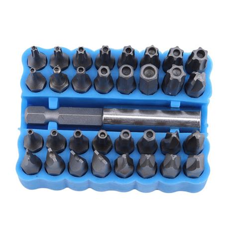 Security Tamper Proof Torx Hex Star Bit Set Magnetic Holder Screwdriver
