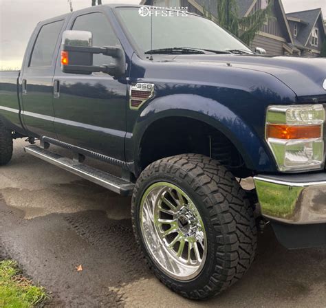 2009 Ford F 350 Super Duty With 22x12 44 Kg1 Forged Victor And 35125r22 Nitto Ridge Grappler