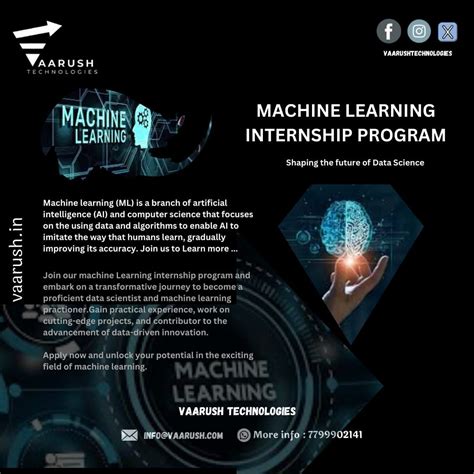 Hr Vaarush On Linkedin Mlinternship Vaarushtechnologies Futureoftech