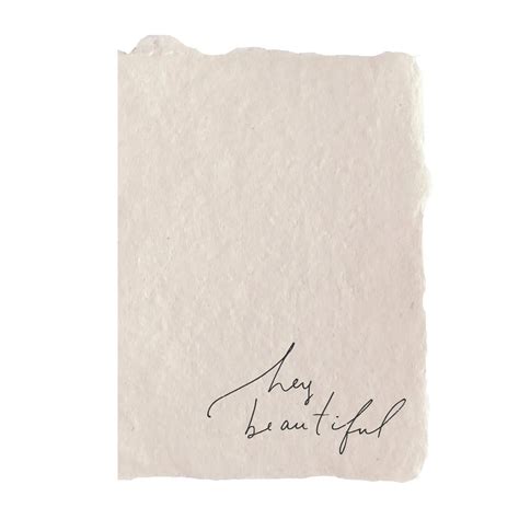 Hey Beautiful Card Spring Sweet