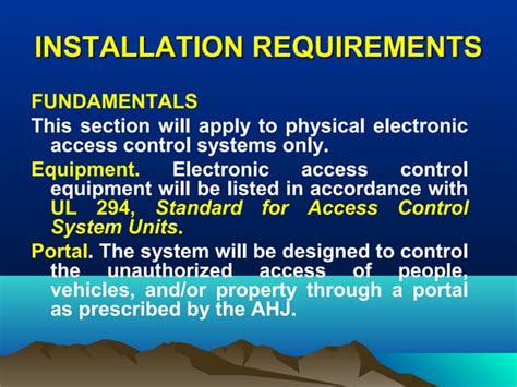 Access Control Basics 6 Ppt