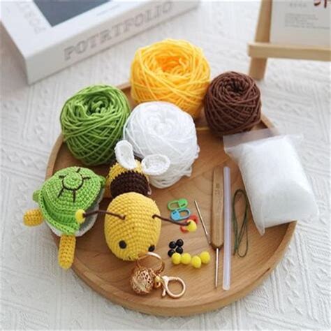 Gofidin Turtle Bee Kit De Ganchillo Para Principiantes Kit Completo