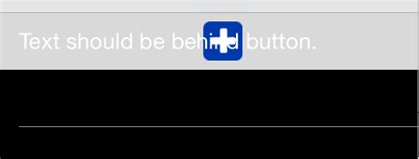 Ios How To Display A Uibutton On Top Of Its Uitableviewcells Text