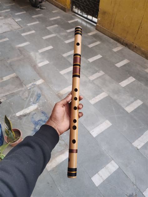 C Sharp Professional Quality Bamboo Flute Inches Swadeshi Musician