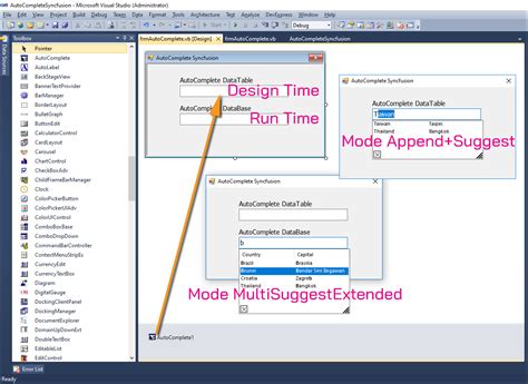 Vb Net Autocomplete Textbox Control Syncfusion