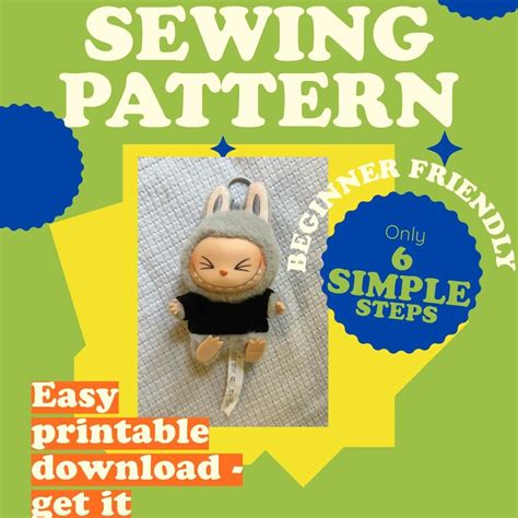 Labubu Sewing Pattern Etsy