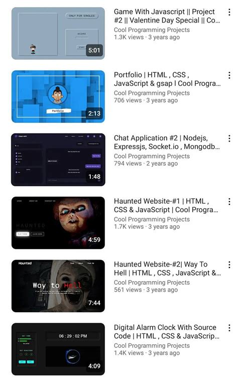 Cool Programming Projects