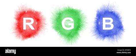 Illustration Of An RGB Concept Stock Photo Alamy