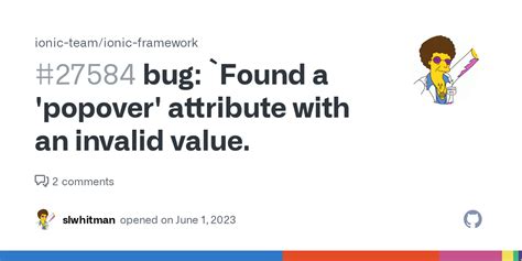 Bug Found A Popover Attribute With An Invalid Value Issue 27584