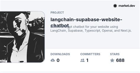 langchain supabase website chatbot ecosystem directory market dev
