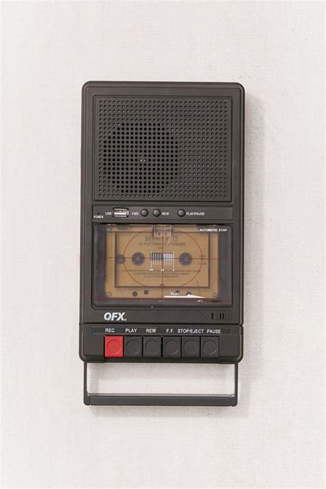 Retro Shoebox Cassette Tape Recorder Usb Player Urban Outfitters