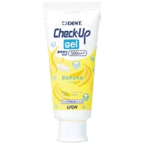 Dentcheck Up Gelデント チェックアップ ジェル 歯磨き粉 バナナ Lion｜ライオン 通販 ビックカメラcom