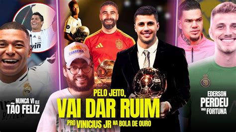 BOLA DE OURO Rodri E Carvajal FAVORITOS E Vini Jr ENFRAQUECE Morata
