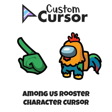 Among Us Rooster Character Cursor Custom Cursor