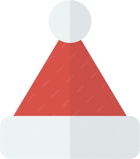 Premium Vector Christmas Hat Illustration In Minimal Style