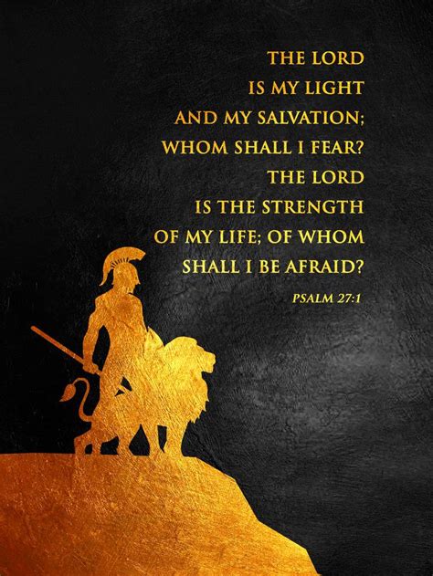 Psalm 271 Bible Verse Mixed Media By Ab Concepts Saatchi Art