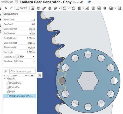 Geometry Correct Lantern Gears In Onshape Onshape Chief Delphi