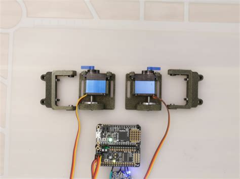 Servos Assembly Animatronic Cosplay Wings Adafruit Learning System