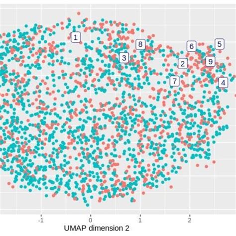 Umap Of The Know Patients With Combination 5 Age Sex Ps Diagnosis