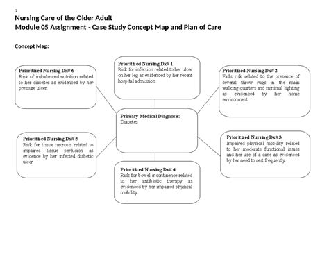 Concept Map 5 Nur2214 1 Nursing Care Of The Older Adult Module 05