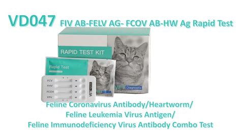 Fiv Ab Felv Ag Fcov Ab Hw Ag Combo Rapid Test Strips Puppiespets