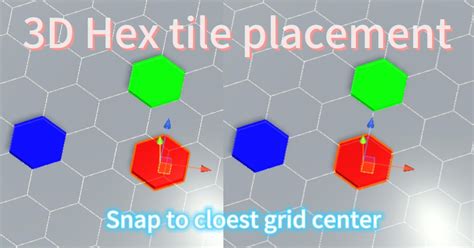 Hex Tile Placement Snapper Level Design Unity Asset Store