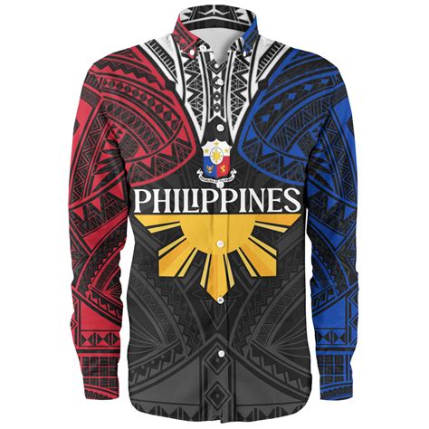 Philippines Filipinos Custom Personalised Long Sleeve Shirt Unique