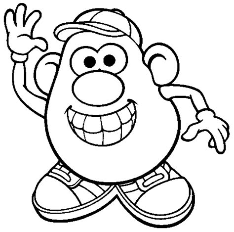 Dibujos Para Colorear Maestra De Infantil Y Primaria Mr Potato Sr Y Sra Cara De Papa