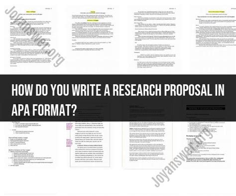 Writing A Research Proposal In APA Format Step By Step Guide