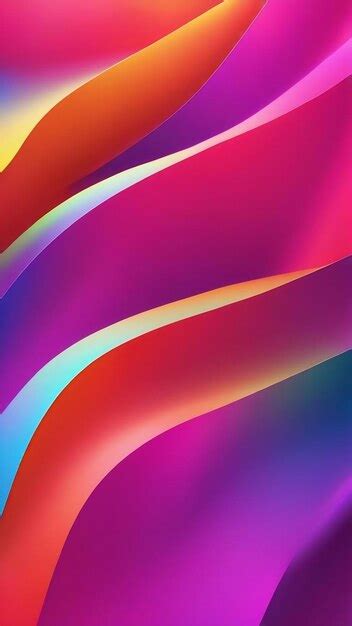 Premium Ai Image Colorful Gradient Prism Vibrant Background Curves Background 3d Spline