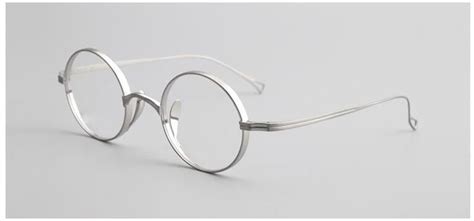 Muzz Mens Full Rim Round Titanium Frame Eyeglasses 10518 Stylish