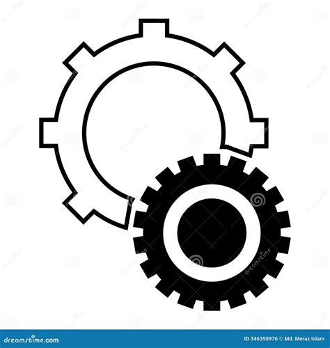 setup and setting icon stock illustration illustration of