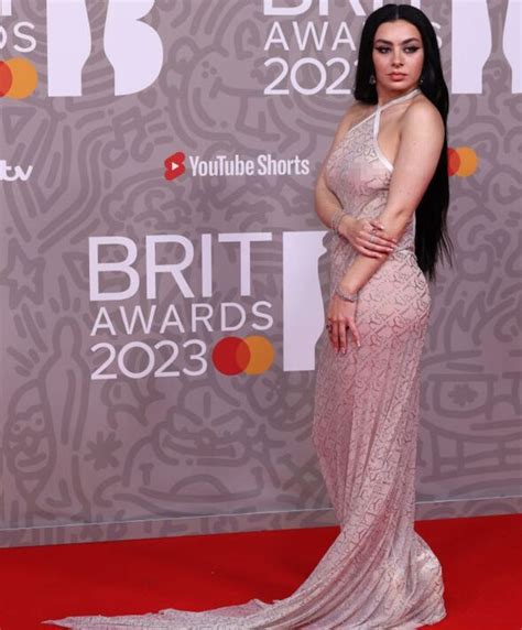 Charli Xcx Bares All As She Goes Braless In Risqué See Through Dress At Brit Awards 2023