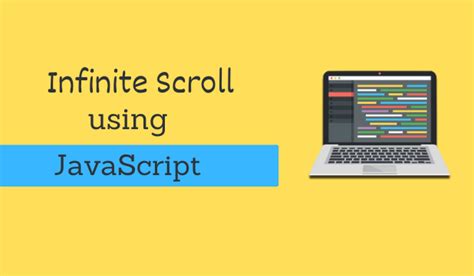 Infinite Scroll Using Javascripts Intersection Observer Api By