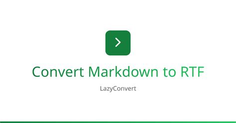 Markdown To Rtf Online Converter Free
