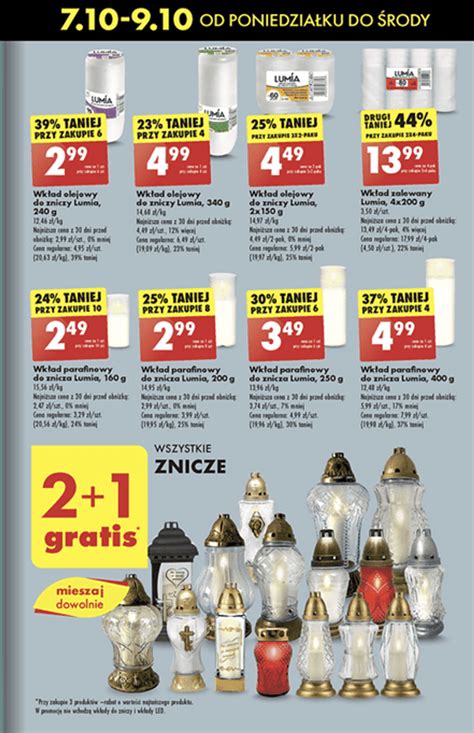 Tylko dzisiaj do końca dnia Biedronka rozdaje znicze za darmo Jest