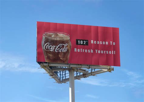 Free Front Drink Billboard Mockup Billboard Mockup Free Front Free