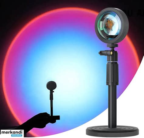 Sunset Lamp With Remote For Bedroom Sunlight Lamp Projection 16 Colors Remote Control Sunset